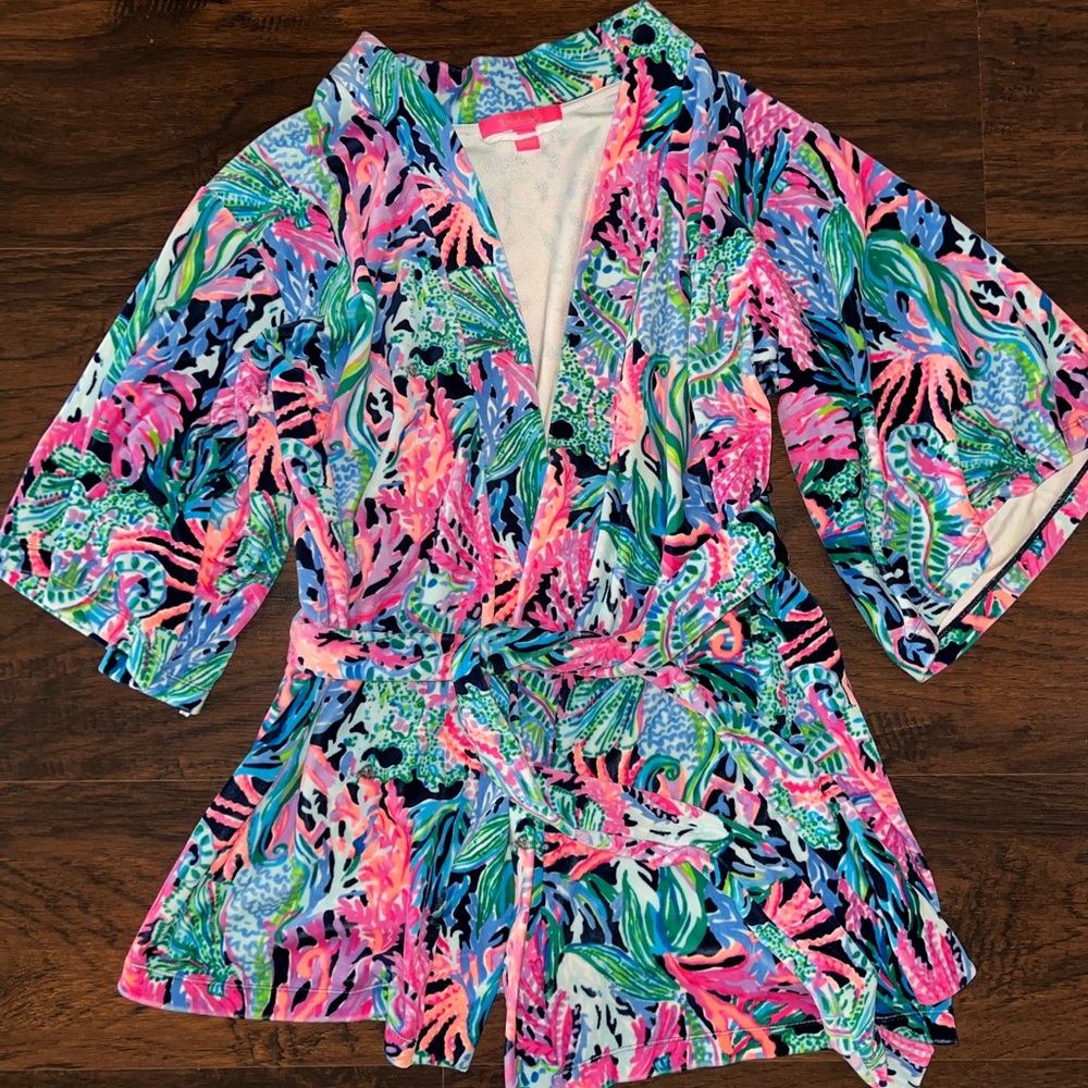 Lilly Pulitzer Bringing Mermaid Back Elaine Velvet Ro… - Gem